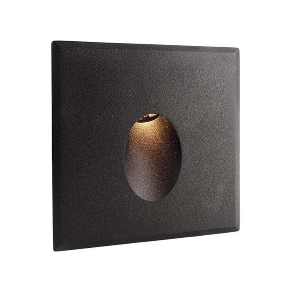 Buy Steps round cover for recessed wall spotlight black online ...