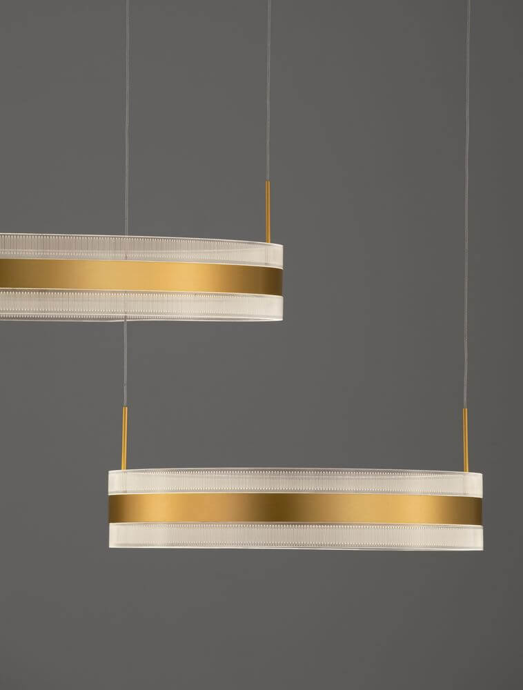 LED Pendelleuchte AGOS 60cm – Futuristisches Design | skapetze®
