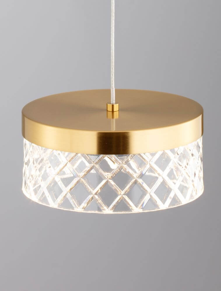 Bion LED Pendelleuchte Ø 15cm 3000K Gold | skapetze®