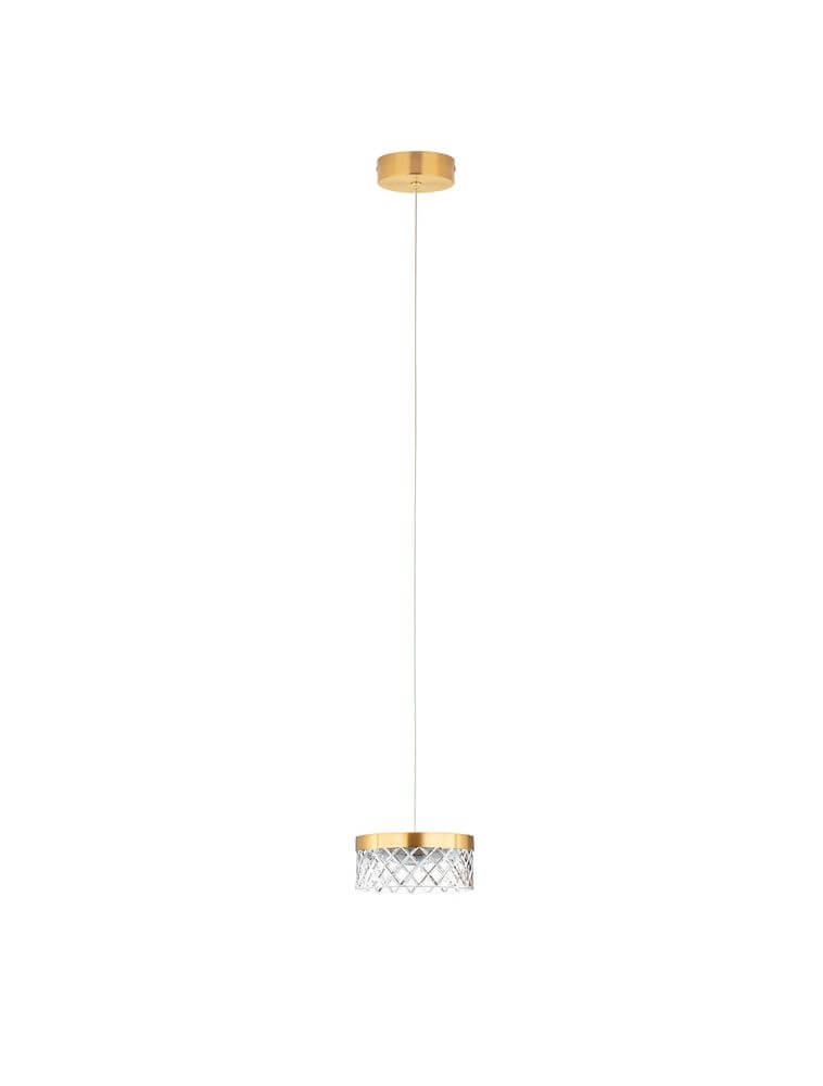 Bion LED Pendelleuchte Ø 15cm 3000K Gold – Modernes Design | skapetze®