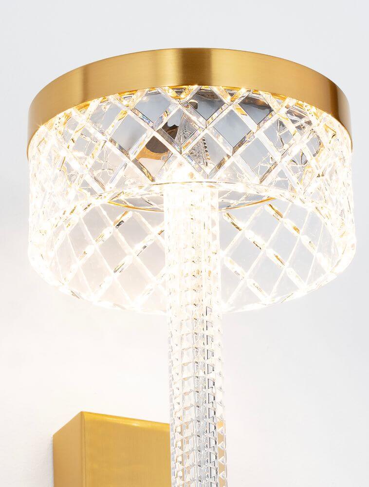 Bion LED Wandleuchte Ø 14,8cm 3000K Gold | skapetze®