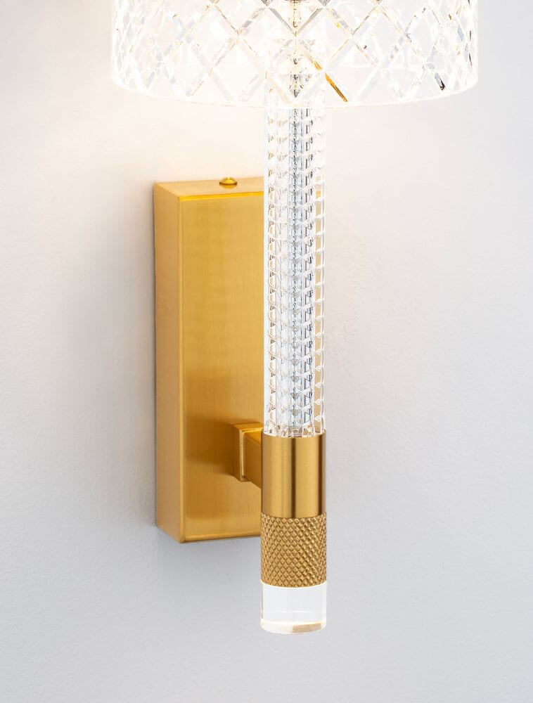 Bion LED Wandleuchte Ø 14,8cm 3000K Gold | skapetze®