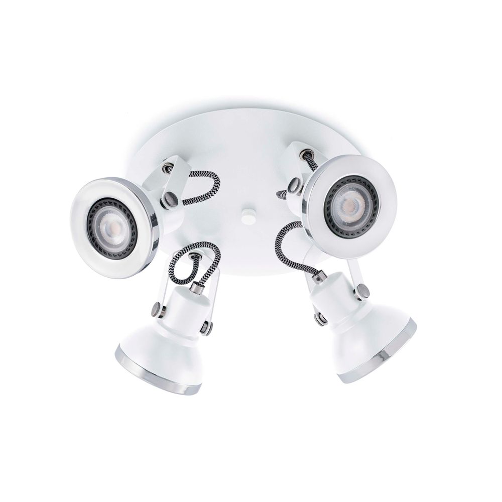 Buy the ceiling spotlight ring-4 4-flame white online | skapetze®