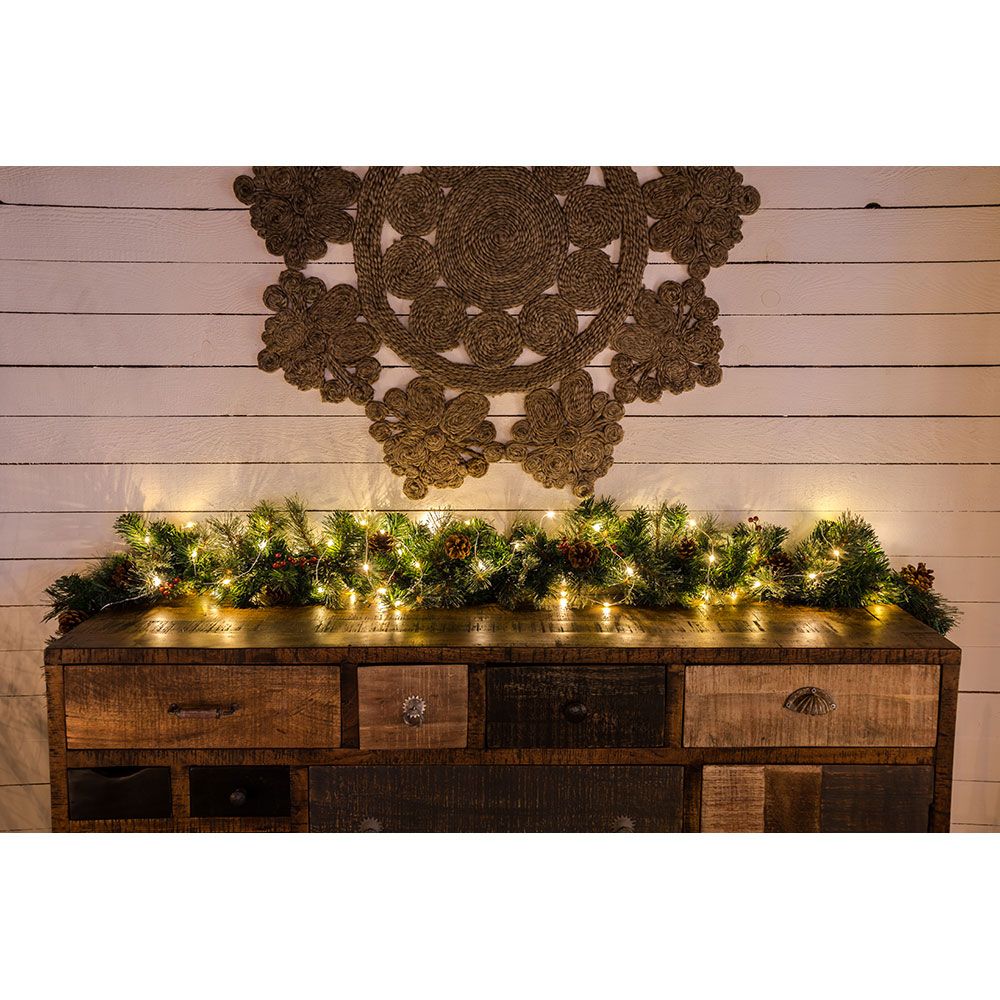 Buy LED drop light chain 100 amber -colored diodes online – skapetze®