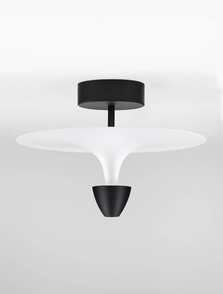 Luet LED Deckenleuchte 3000K Schwarz, Weiß | skapetze®