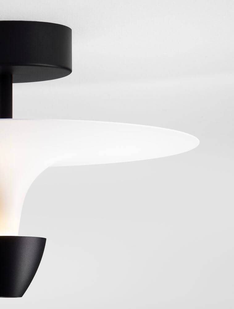 Luet LED Deckenleuchte 3000K Schwarz, Weiß