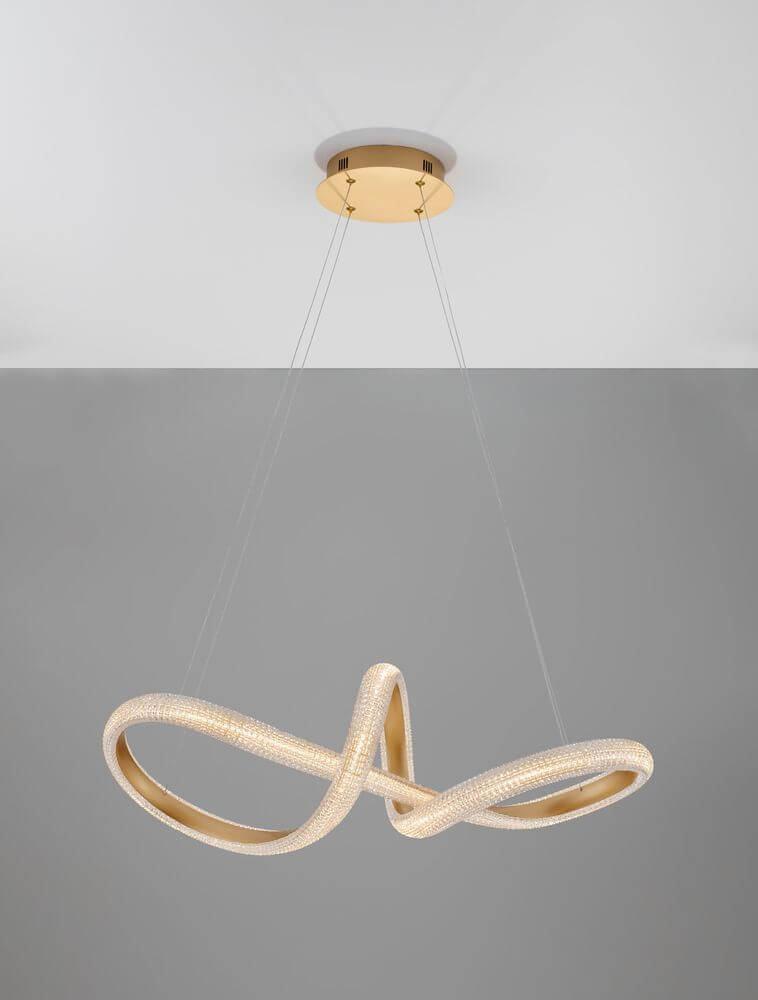 Medora LED Pendelleuchte – Elegantes Design in Gold