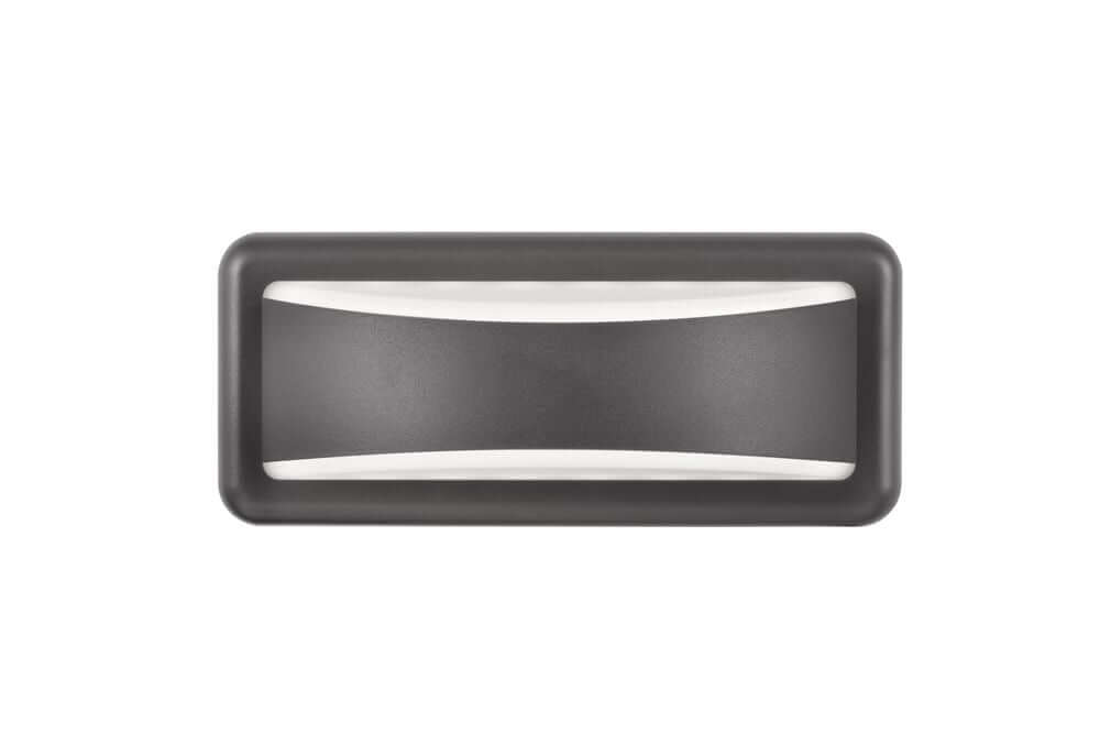 Pulsar LED outer wall lamp rectangular beam angle 48 ° dark gray IP54 ...