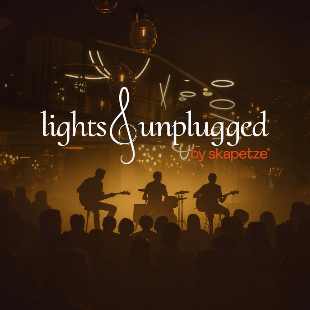 Ticket Light & Unplugged por skapetze® - Seu momento de show