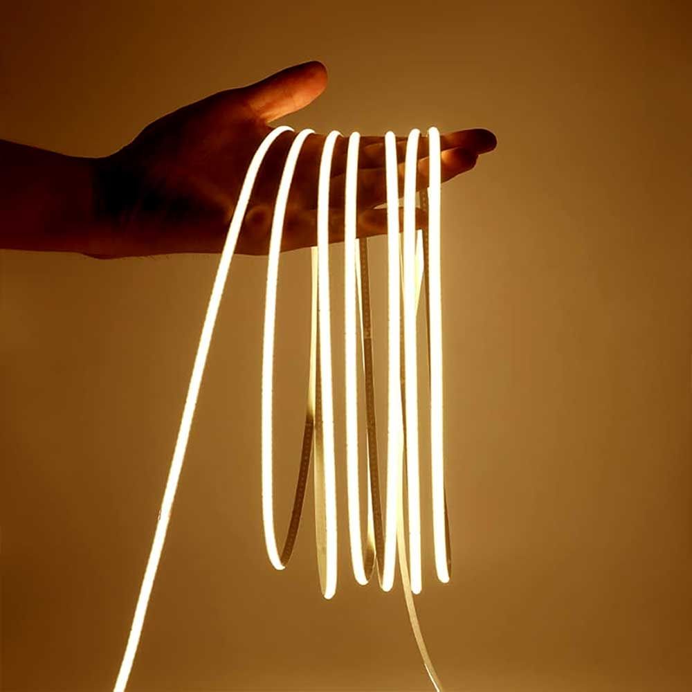 AuraLine 5m Mini COB LED strip 10w/m 800lm/m CRI 90 | Exklusive Lampen ...