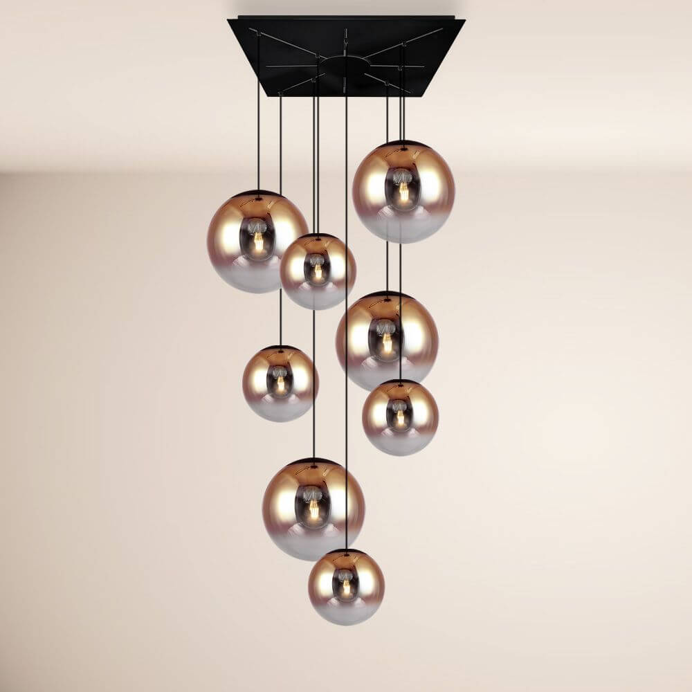 Progress XL Galerieleuchte 8-flammig mit Modular Baldachin | Exklusive ...